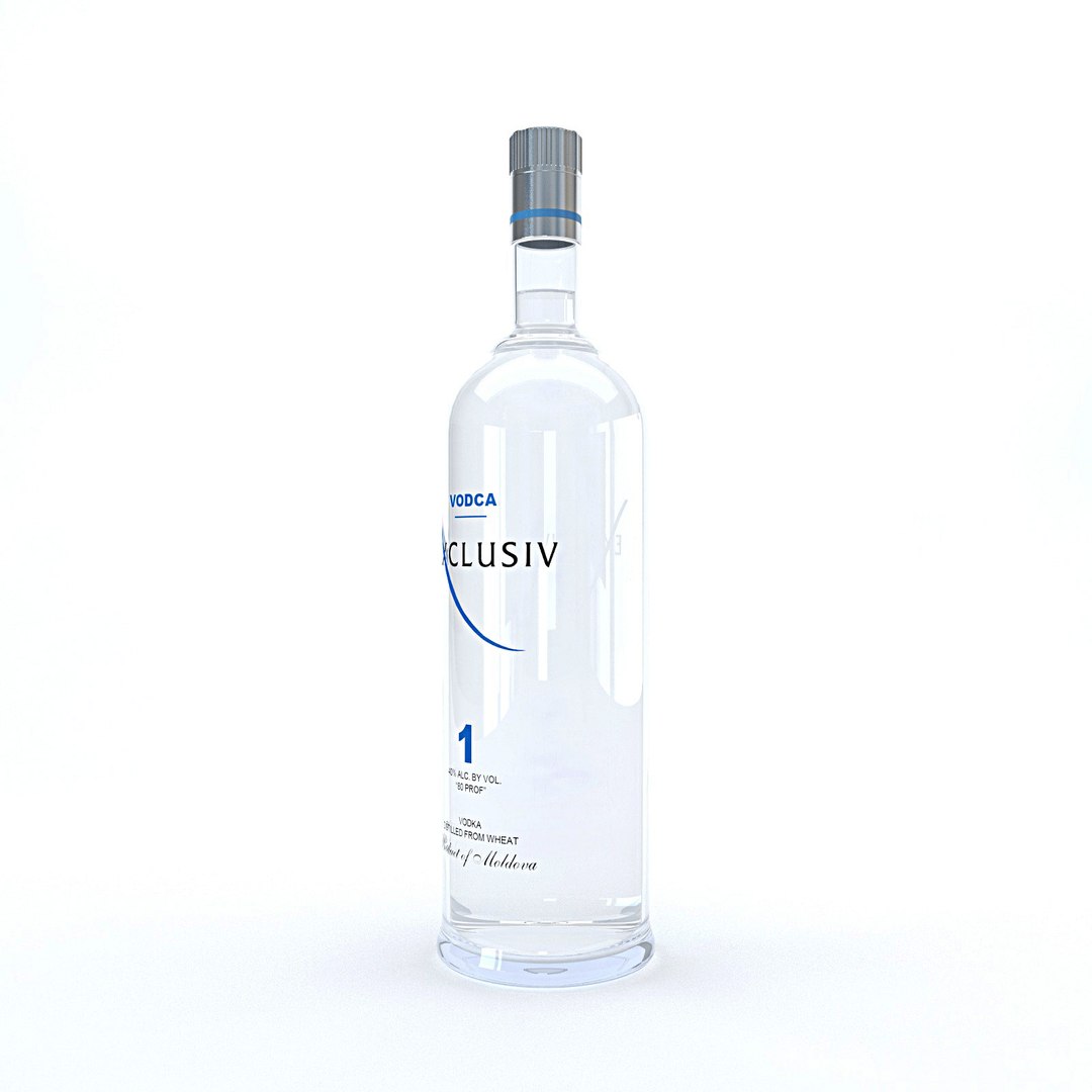 3D vodka alcohol drink model - TurboSquid 1559723