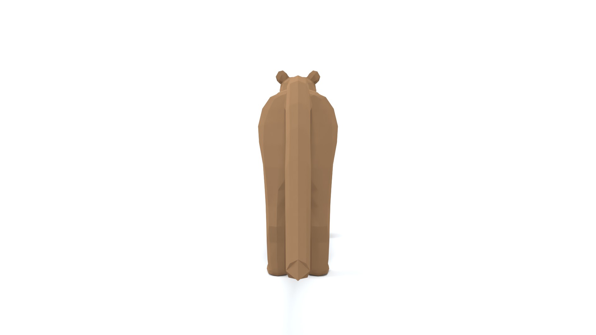 Low Poly Cartoon Fossa 3D Model - TurboSquid 1823426