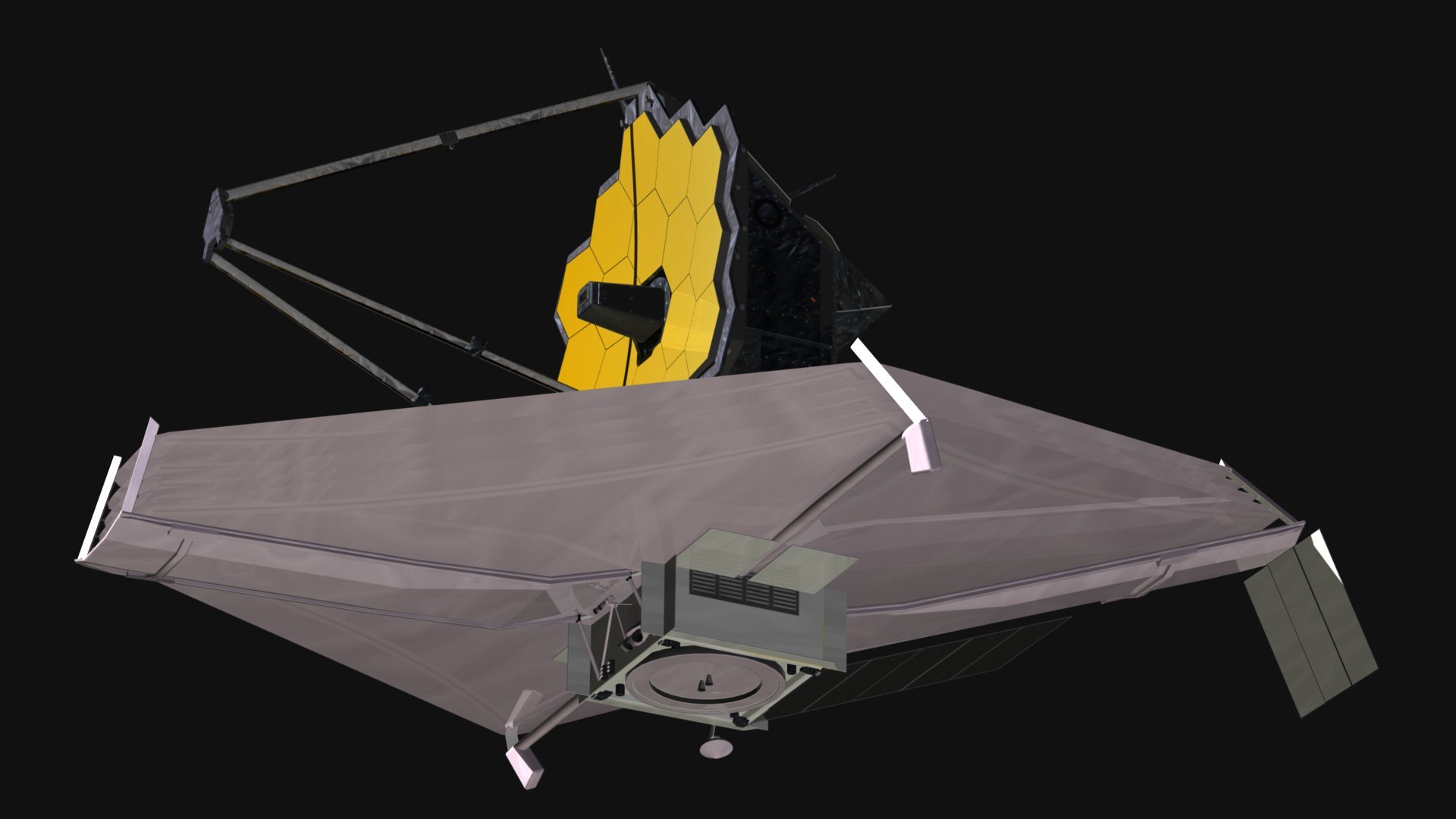 3D James Webb Space Telescope Model - TurboSquid 1852516