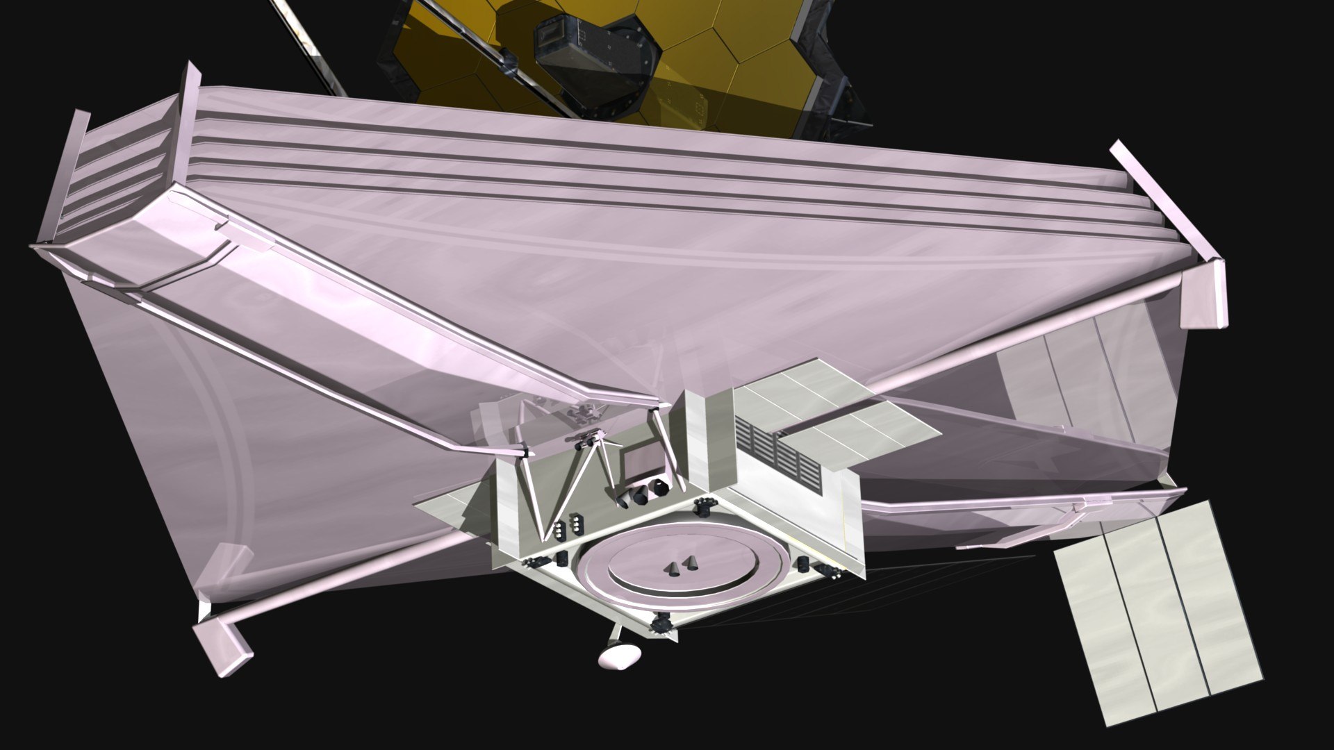 3D James Webb Space Telescope Model - TurboSquid 1852516