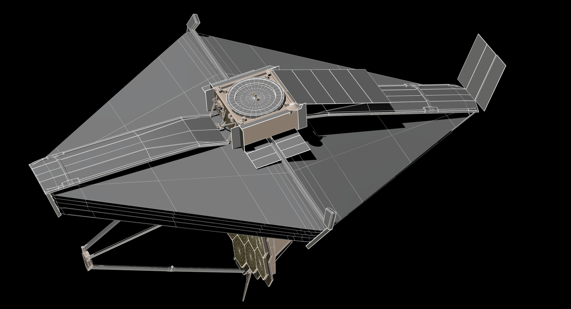 3D James Webb Space Telescope model - TurboSquid 1852516