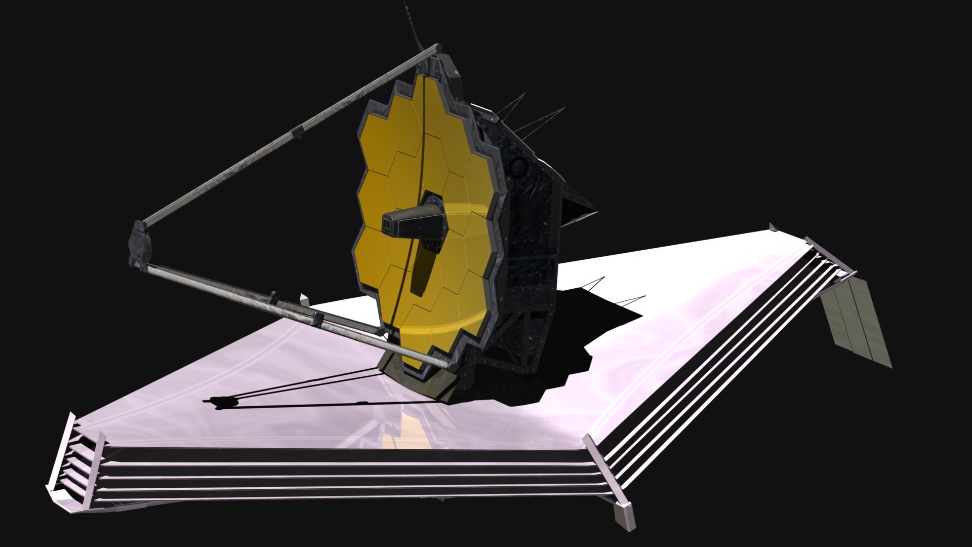 3D James Webb Space Telescope Model - TurboSquid 1852516