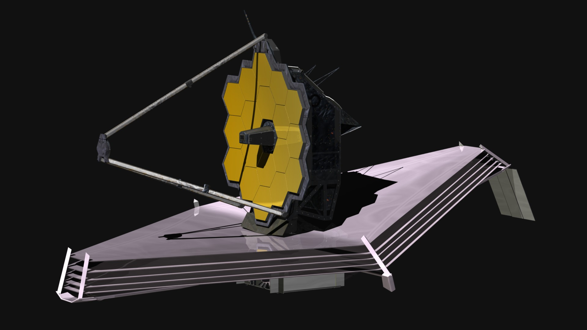 3D James Webb Space Telescope Model - TurboSquid 1852516