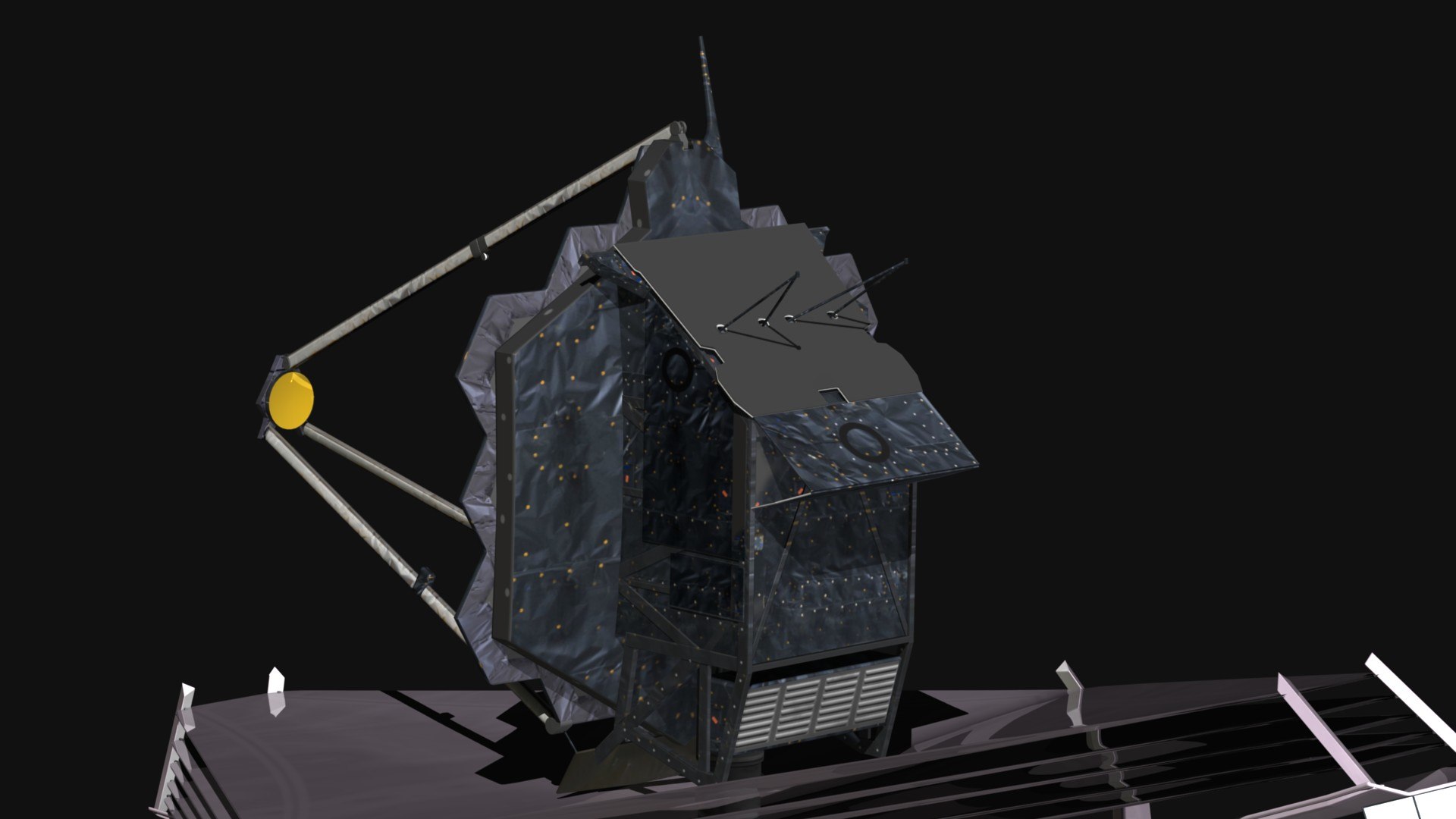 3D James Webb Space Telescope Model - TurboSquid 1852516