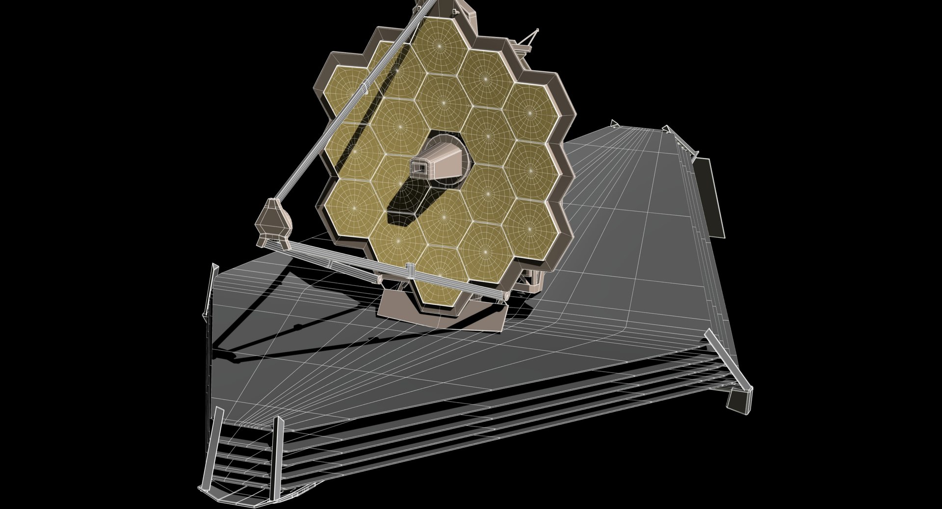 3D James Webb Space Telescope Model - TurboSquid 1852516