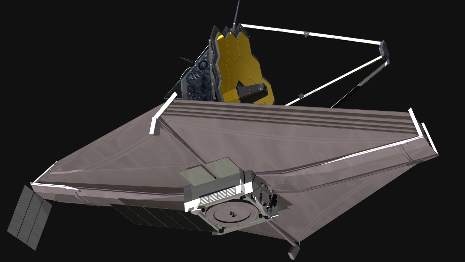 3D James Webb Space Telescope Model - TurboSquid 1852516