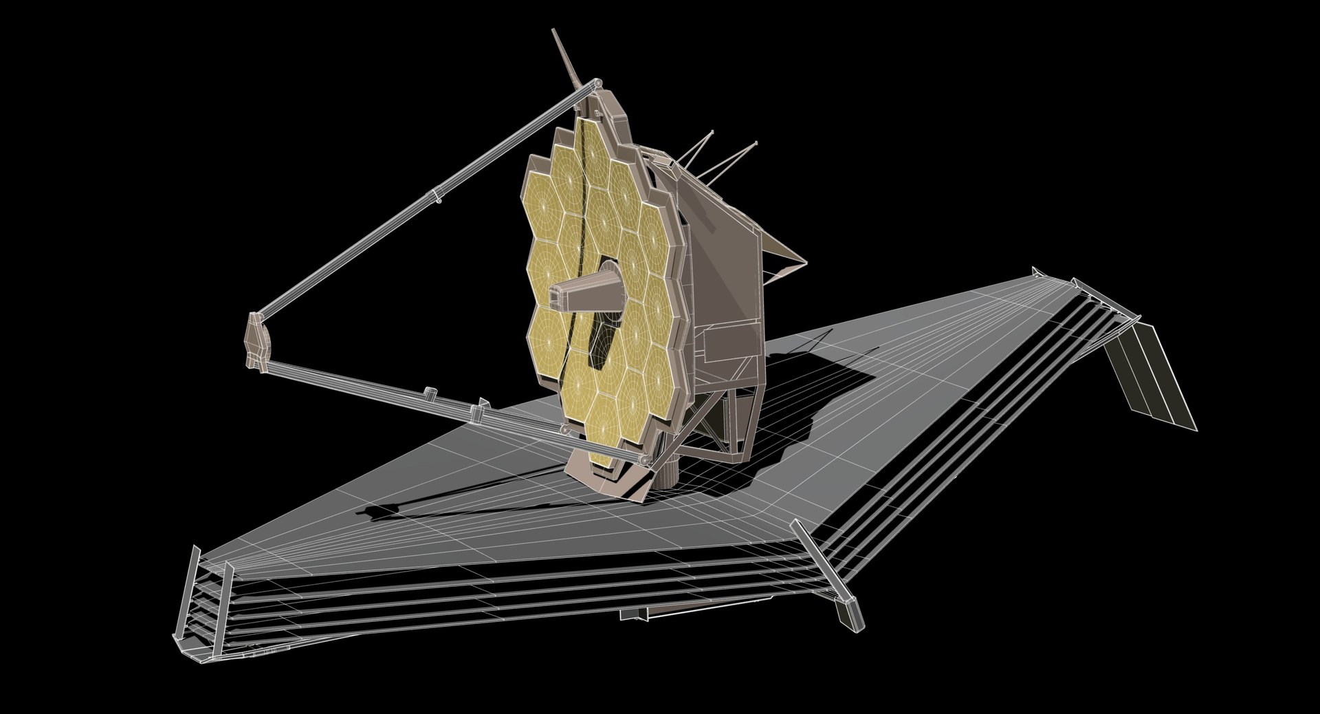 3D James Webb Space Telescope Model - TurboSquid 1852516