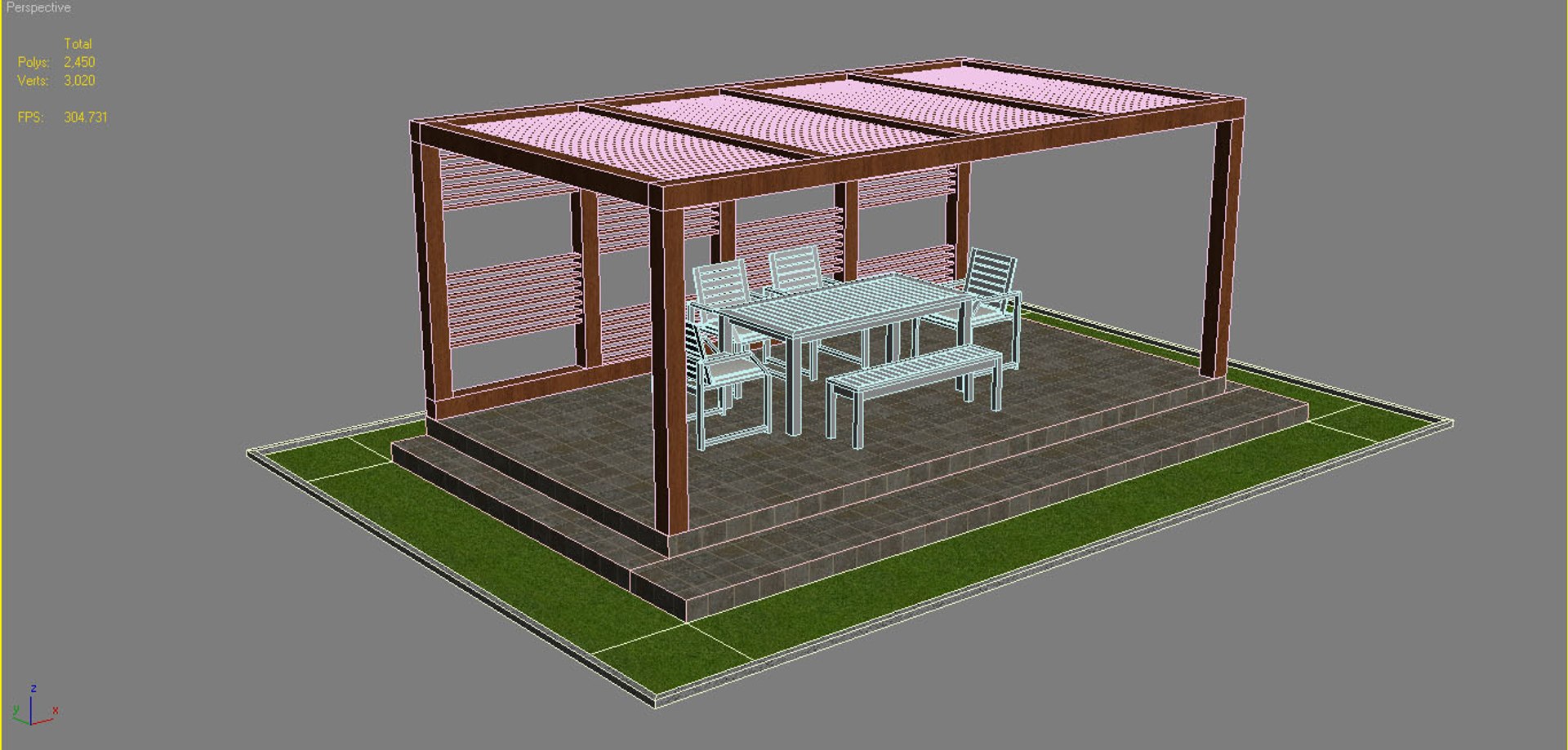 Outdoor Seating 1 Interior Model - TurboSquid 1390051