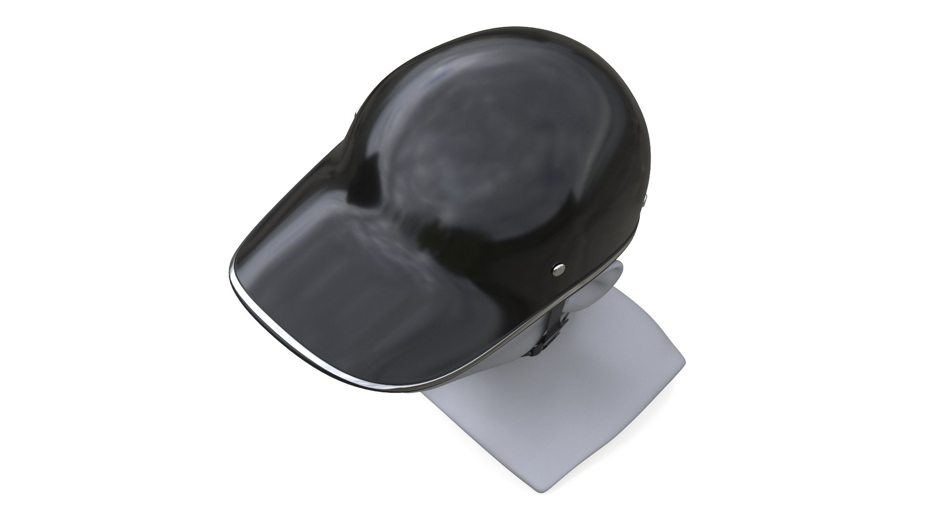 Plastic Baseball Cap Safety Helmet On Mannequin 3D Model - TurboSquid ...