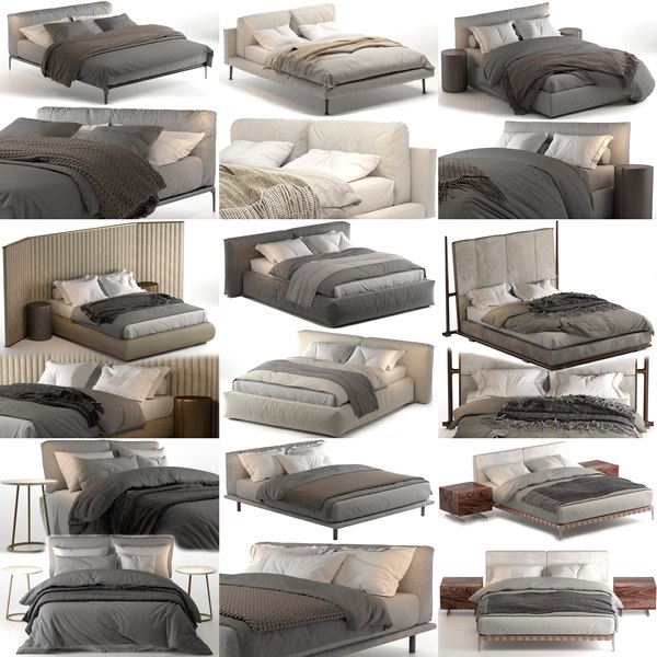 bed photorealistic realistic 3d max