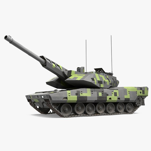 modelo 3d Rheinmetall Panther KF51 Aparejado con polvo - TurboSquid 2199212