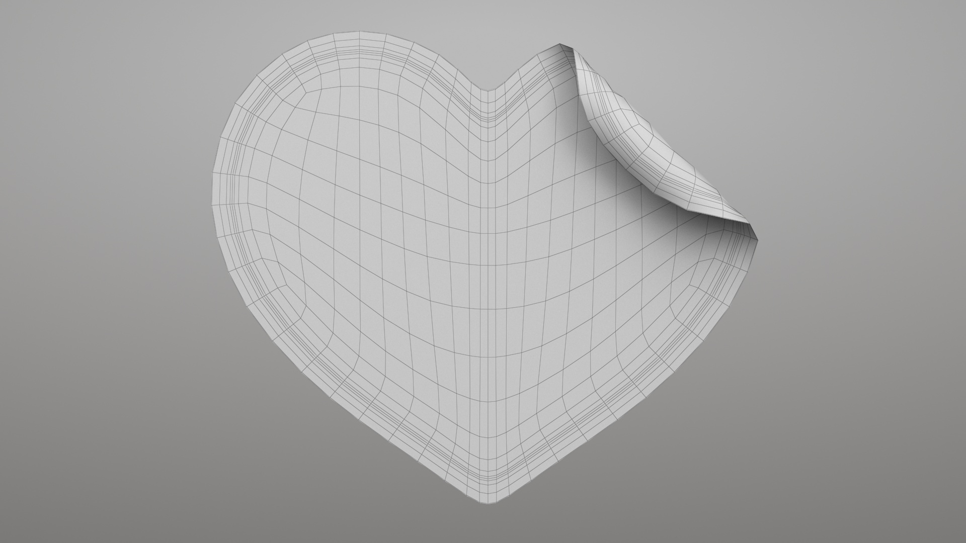 3D model Sticker Heart 1v - TurboSquid 2064155