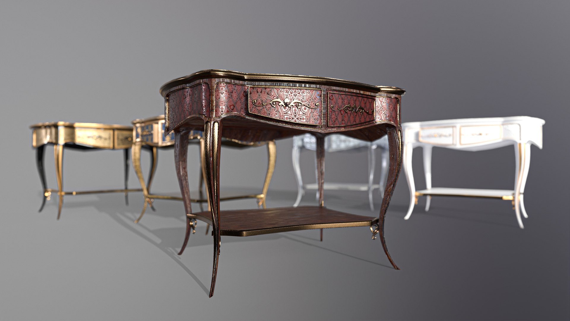 Game ready model of table 3D 모델 - TurboSquid 2048620