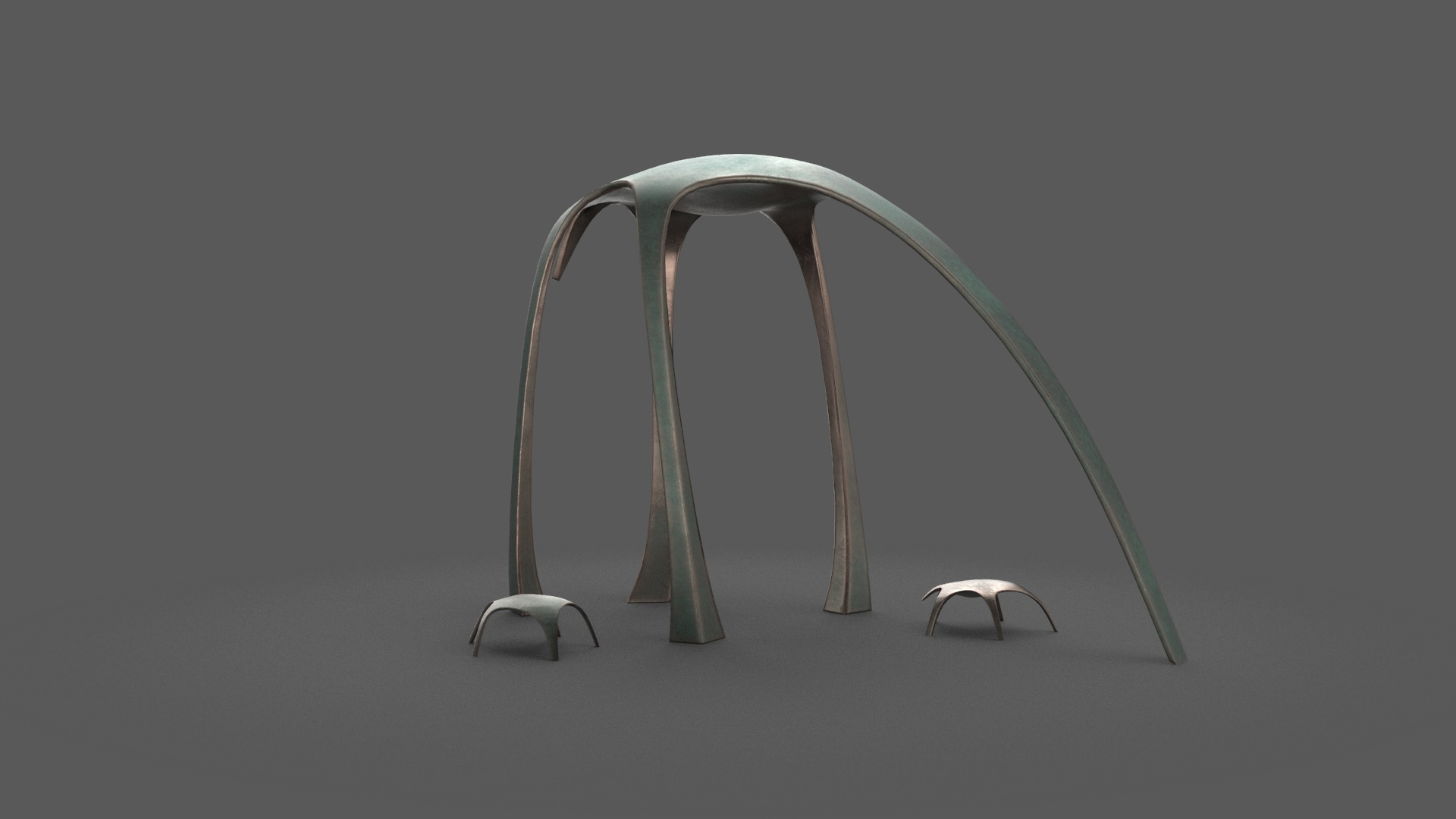 3D Modern Abstract Animal Sculpture - TurboSquid 2285517