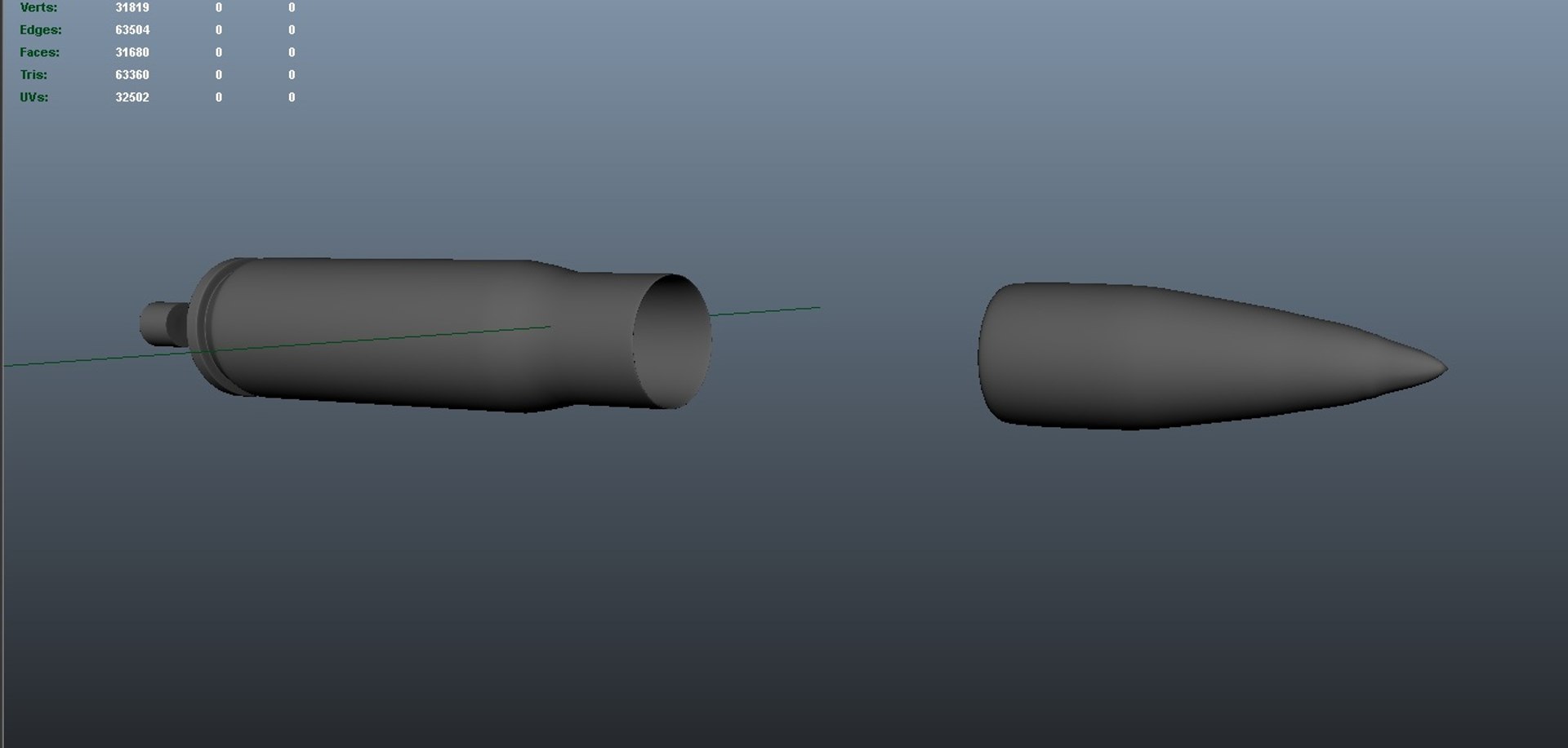 Maya Primer Bullet Casing
