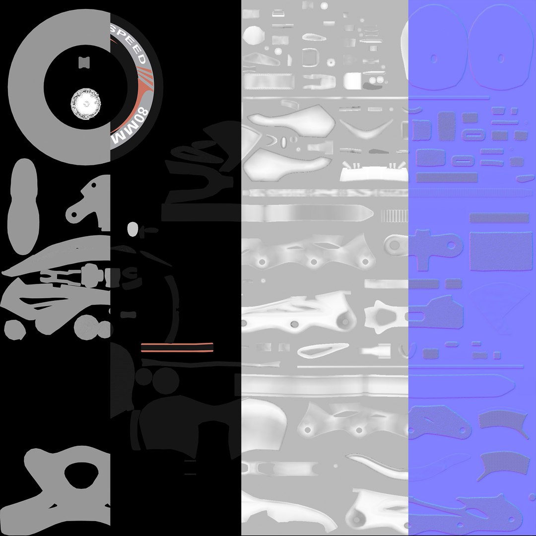 Inline Skates 3D Model - TurboSquid 1649765