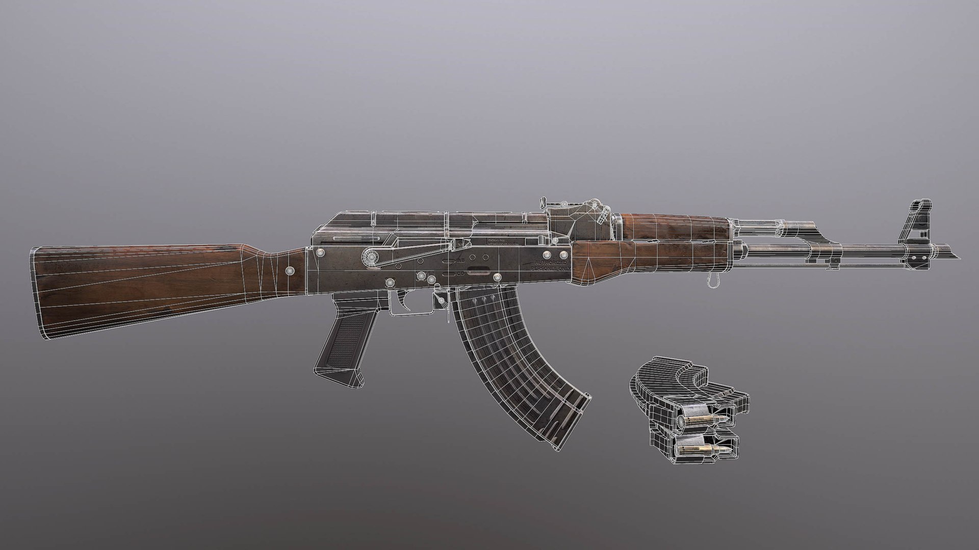 Ak model - TurboSquid 1278594