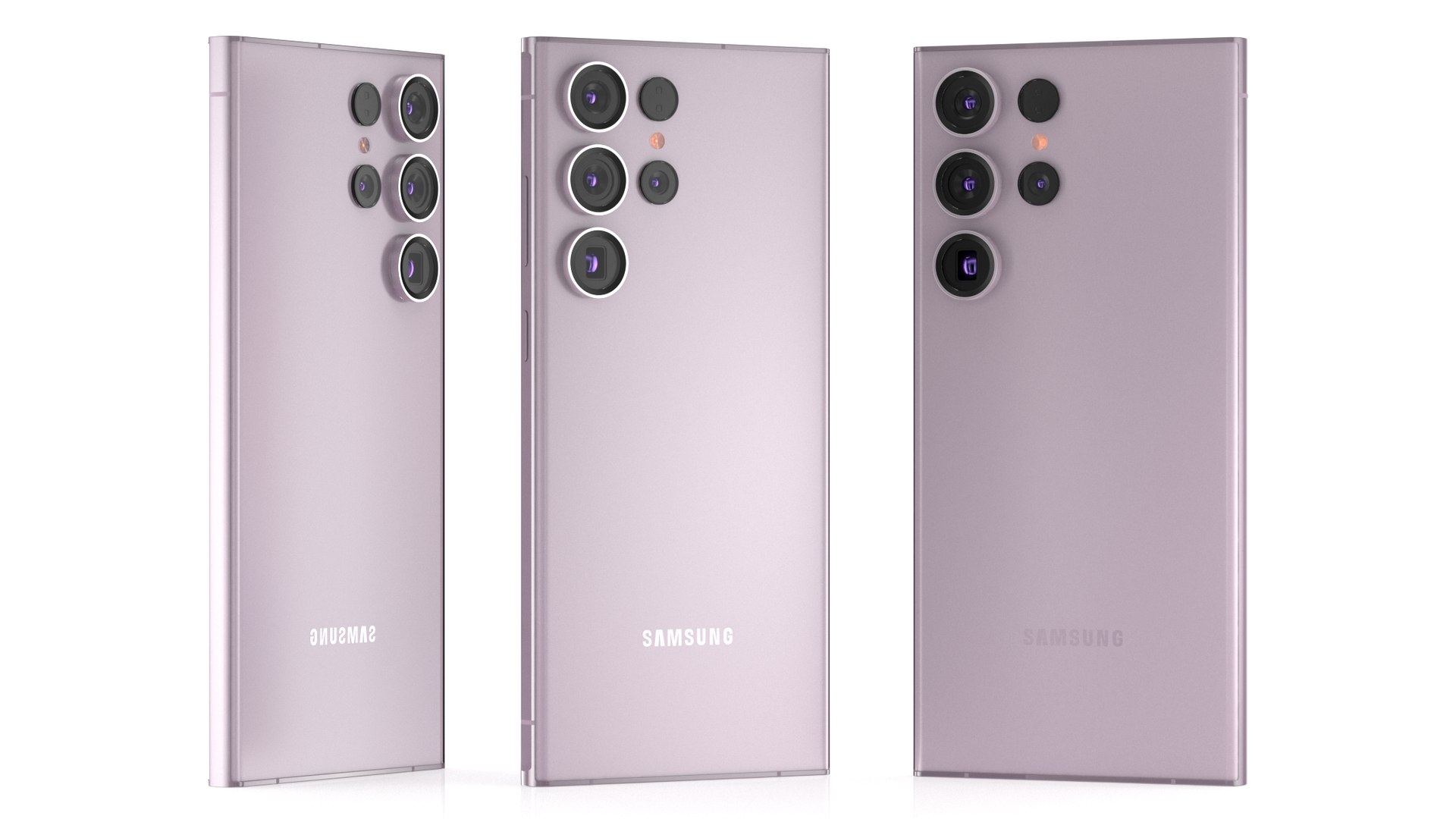 Samsung Galaxy S23 Ultra Lavender 3D model - TurboSquid 2101771