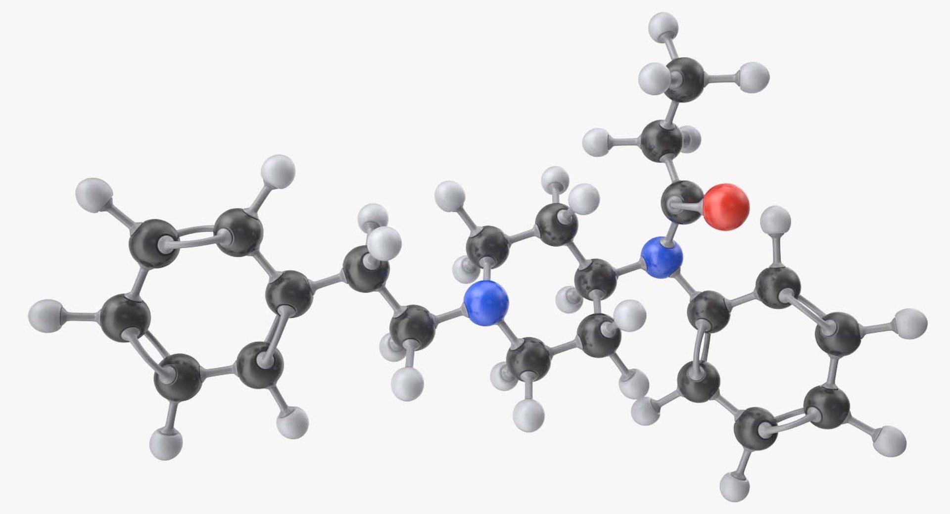 fentanyl structure 3d