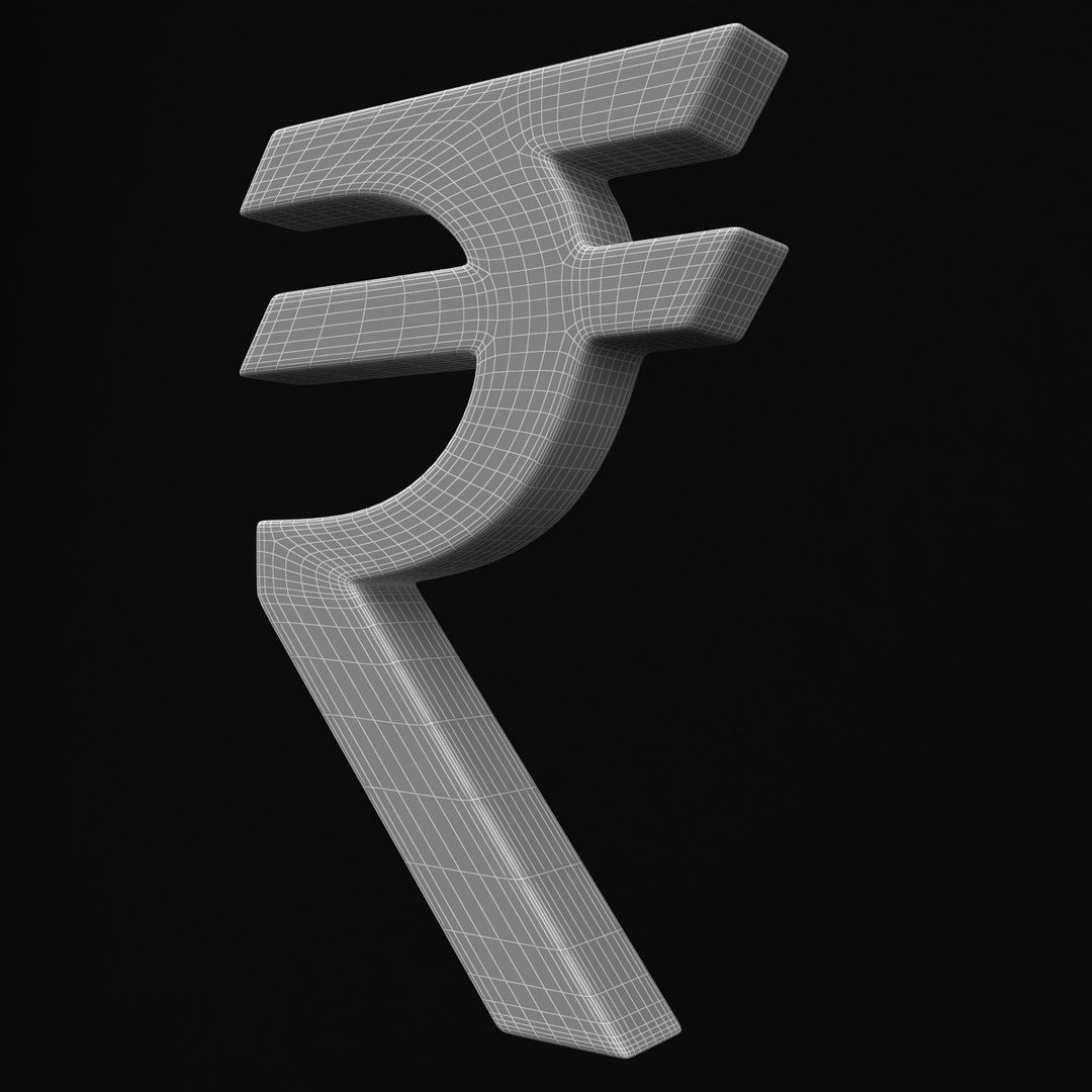 3d Monetary Symbol Model