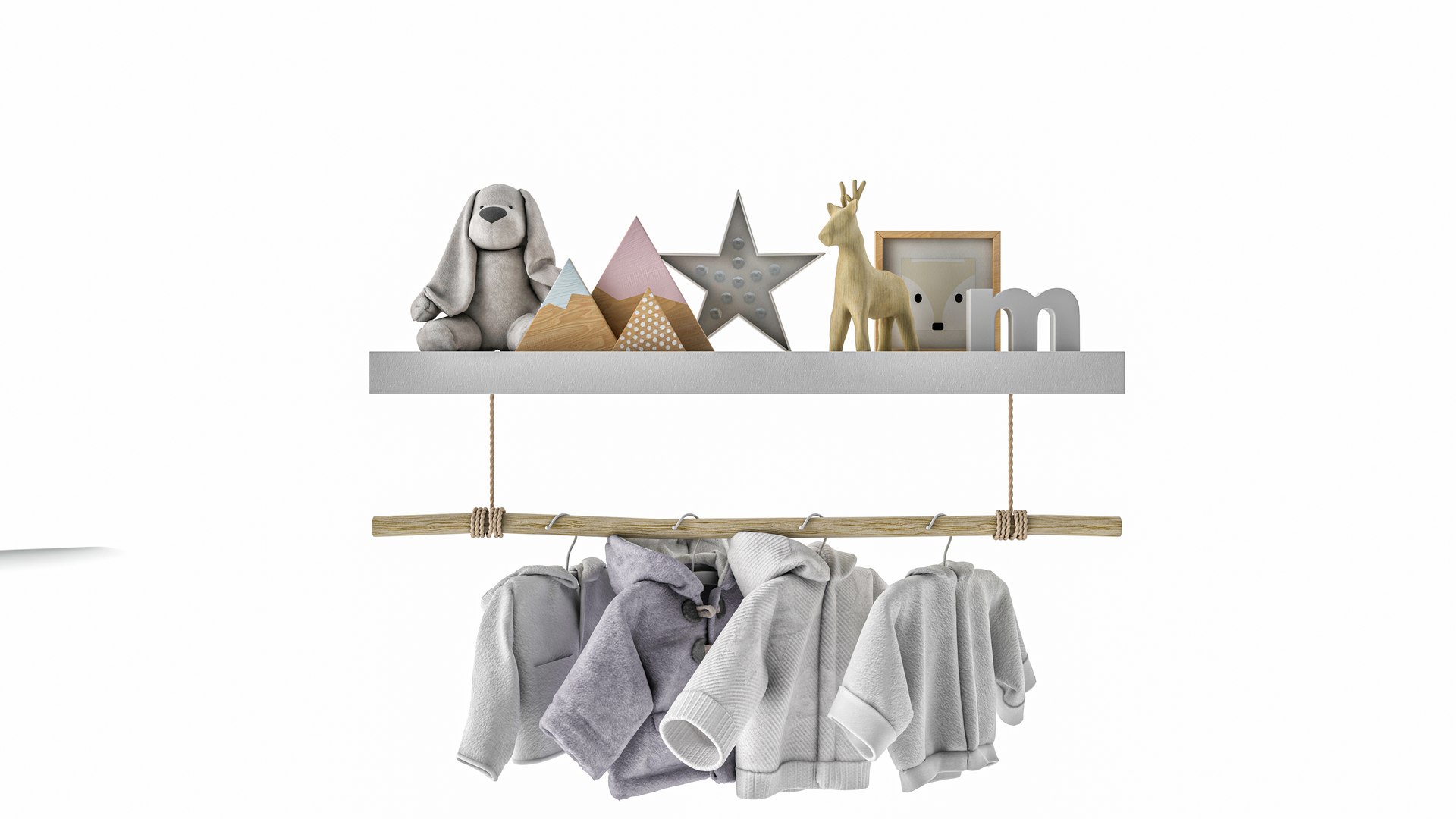 CLOTH 35 SET WITH WARDROBE PROPS model - TurboSquid 2133786