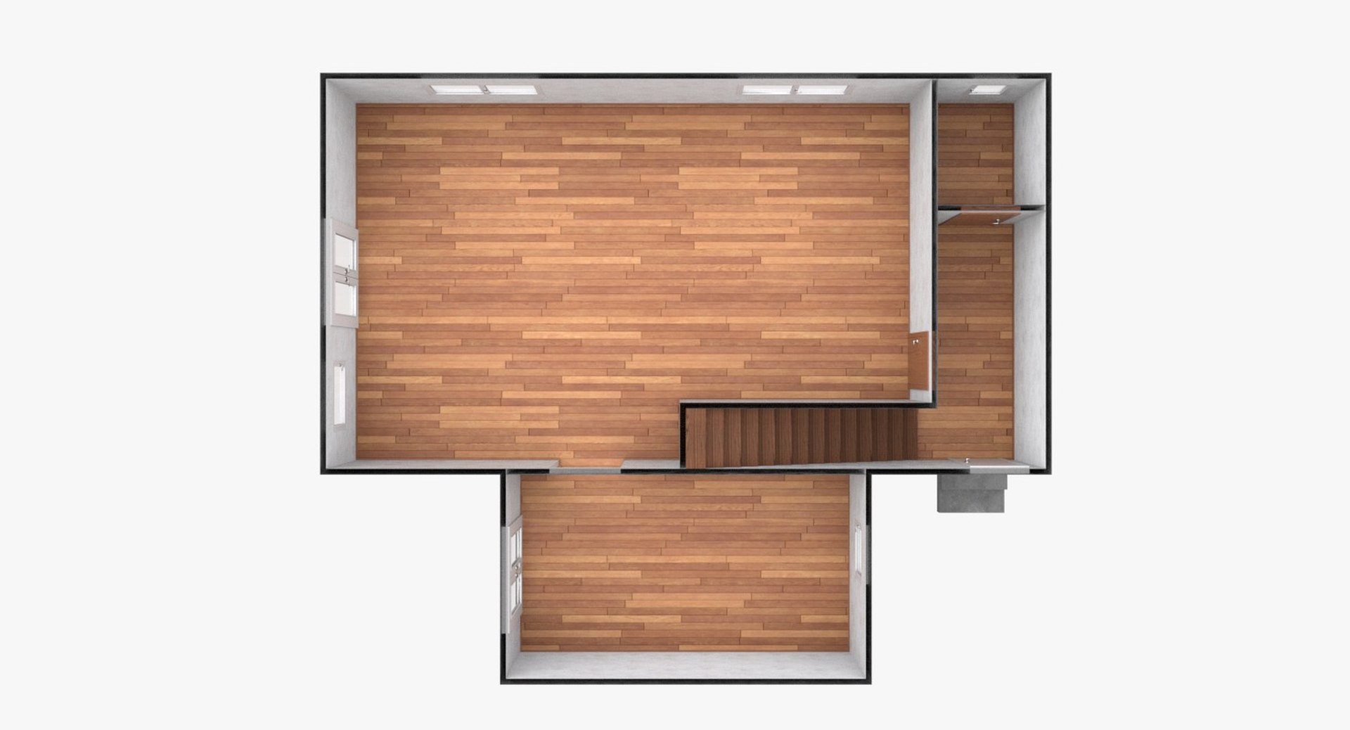 3ds modern building interior