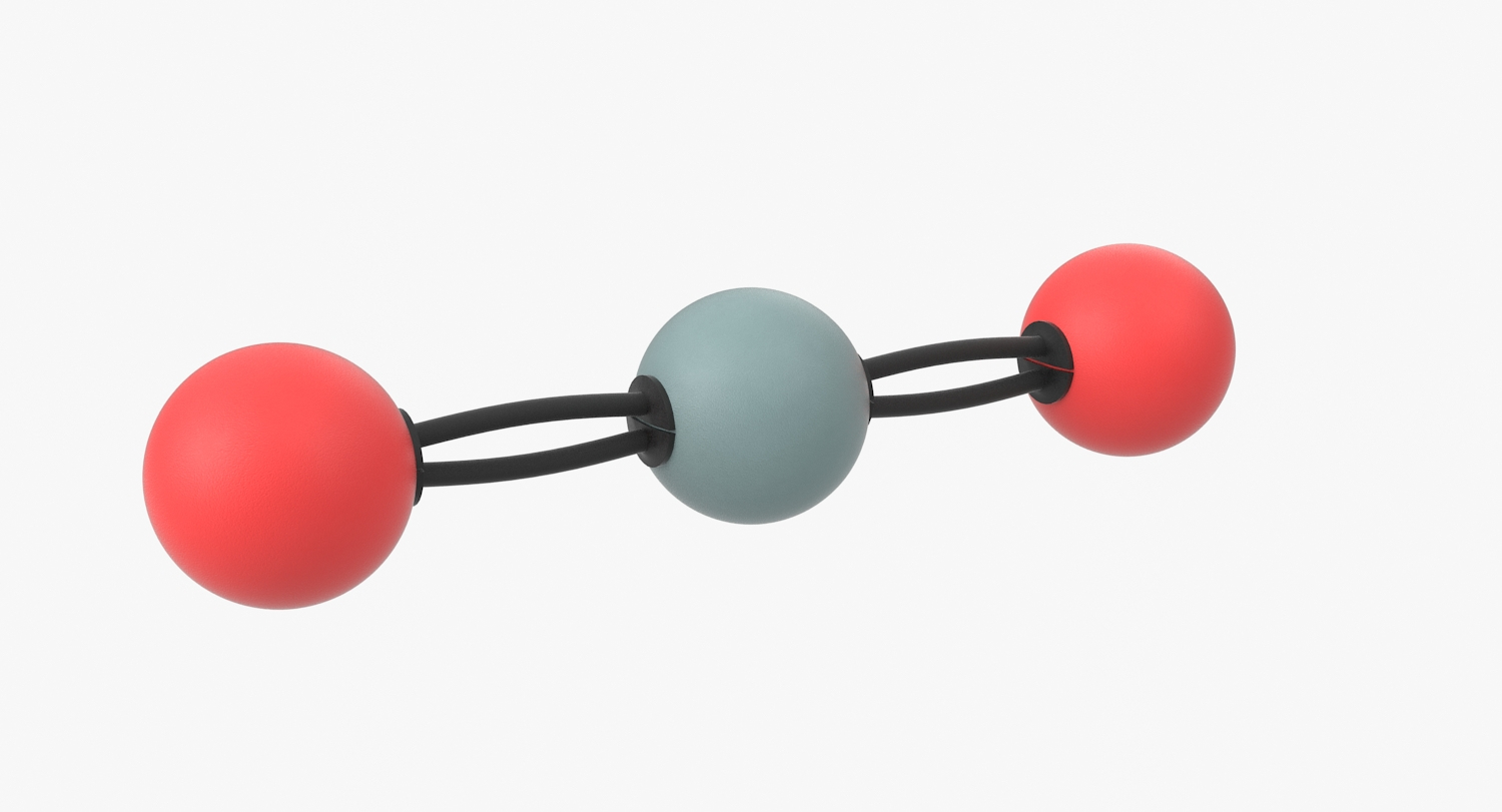 3D silicon dioxide molecule - TurboSquid 1429710
