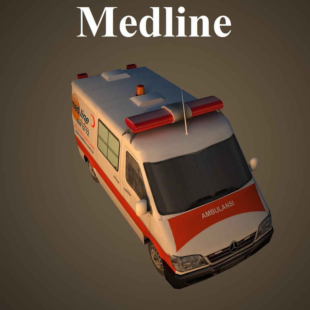 Ambulance Car 3d Model