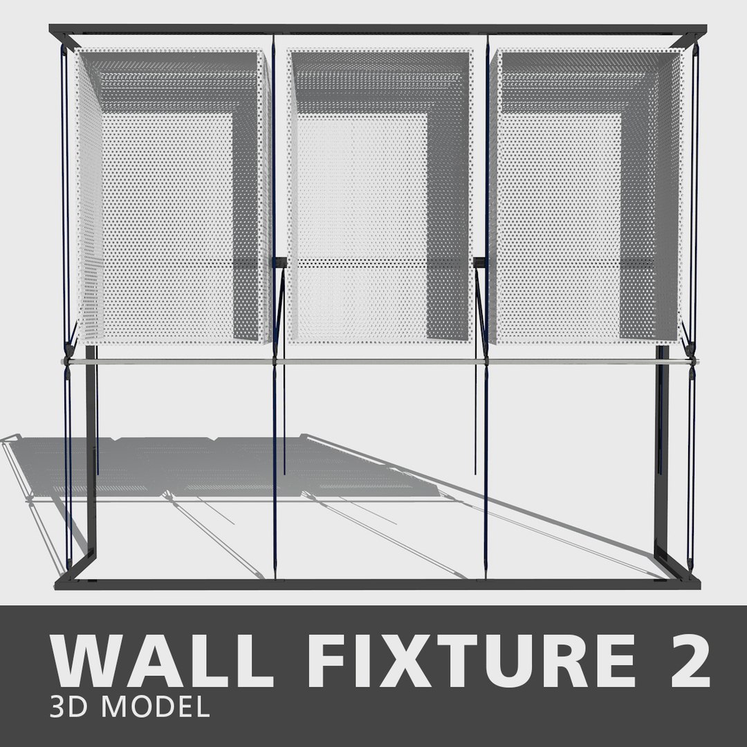 Wall Fixture 3D Model - TurboSquid 1270354
