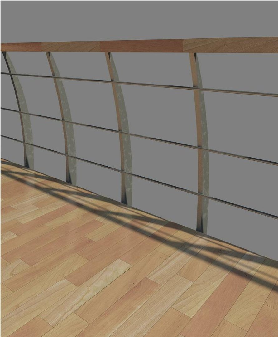 Rvt Curved Stainless Steel Balustrades