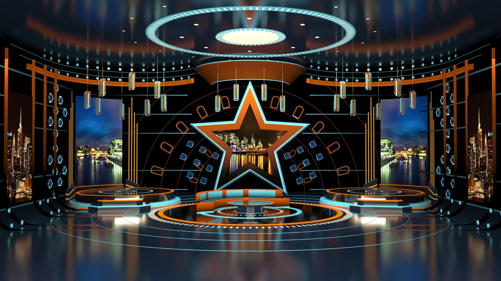 Tv Studio Competition Design 3D - TurboSquid 1788866
