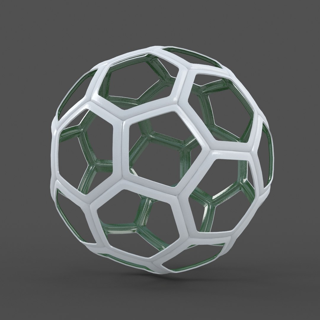 soccer ball 3d dxf