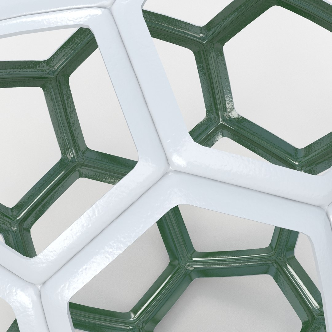soccer ball 3d dxf