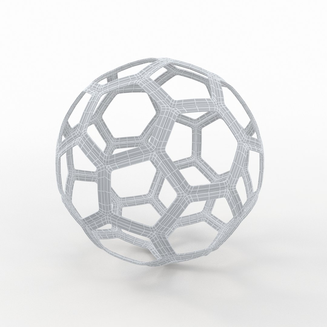 soccer ball 3d dxf
