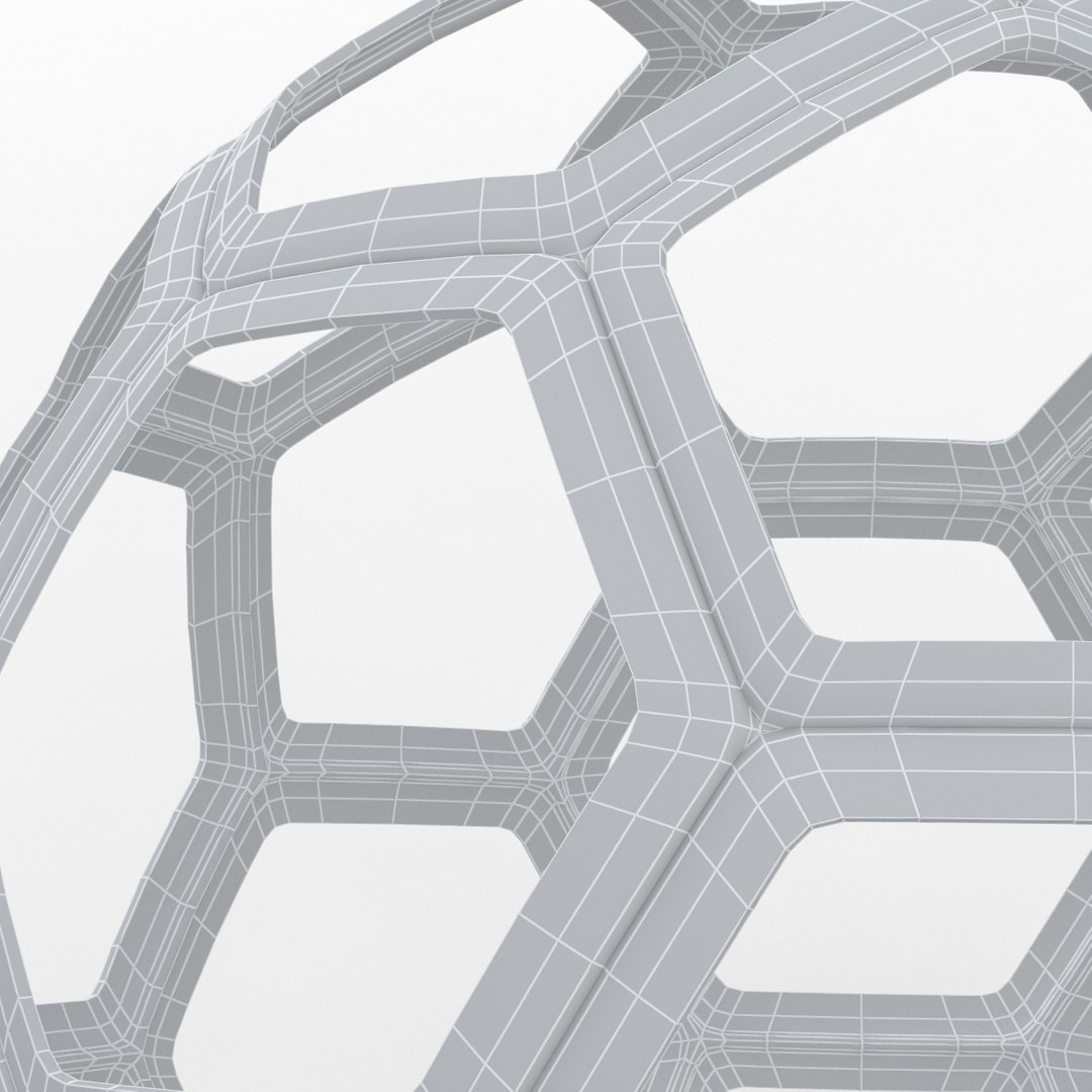 soccer ball 3d dxf