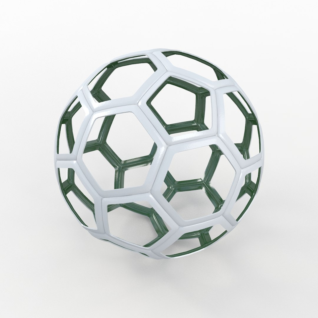 soccer ball 3d dxf