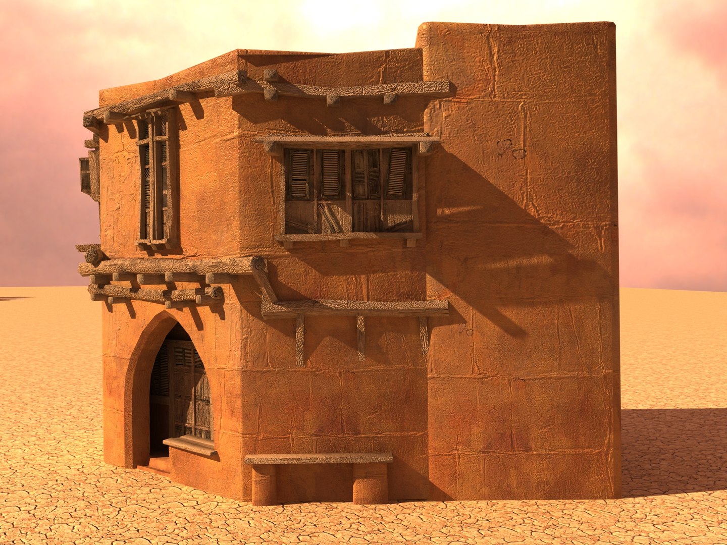 Arabian House 3D Model - TurboSquid 1450425