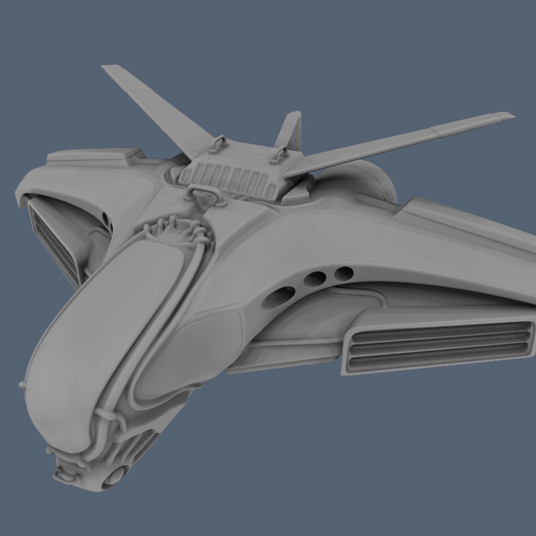 3d Intergalactic Spaceship