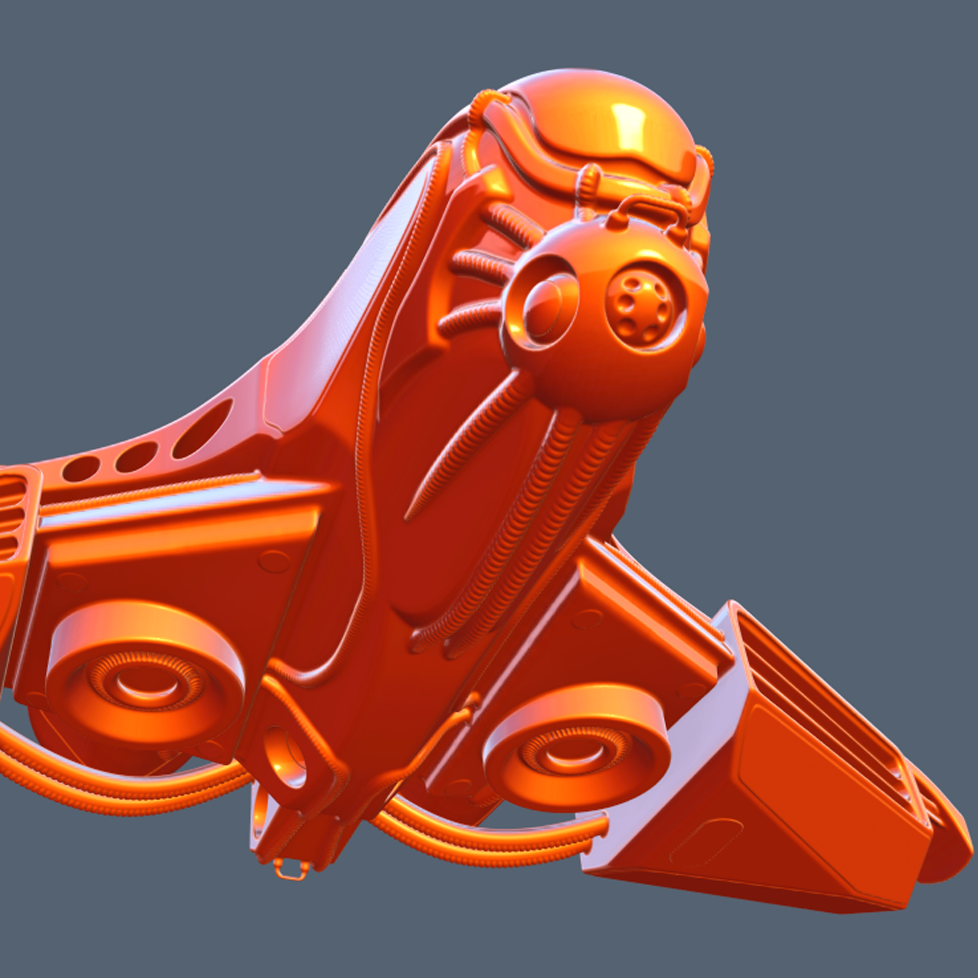 3d intergalactic spaceship