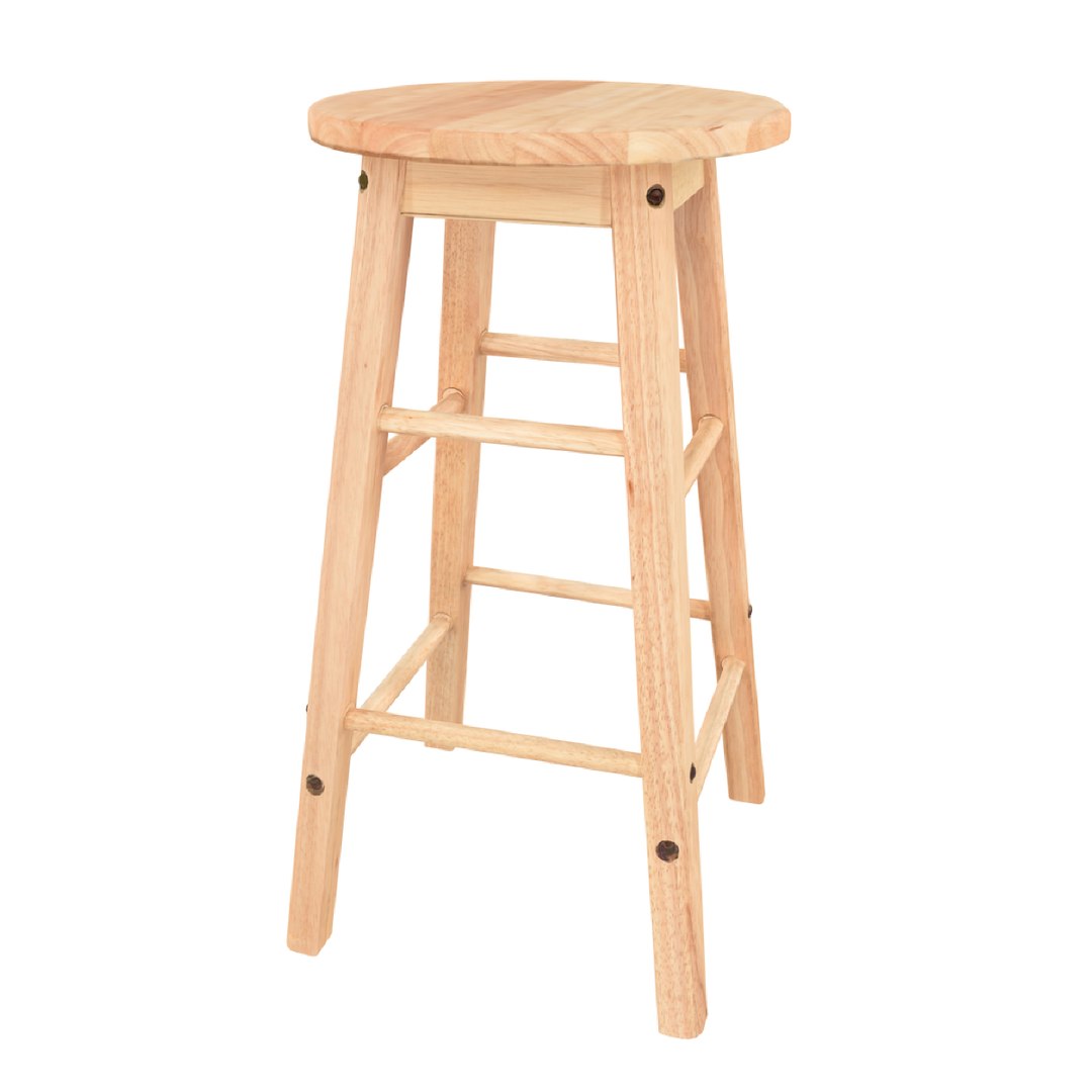 3D Game Ready High Wood Stool - TurboSquid 2020647