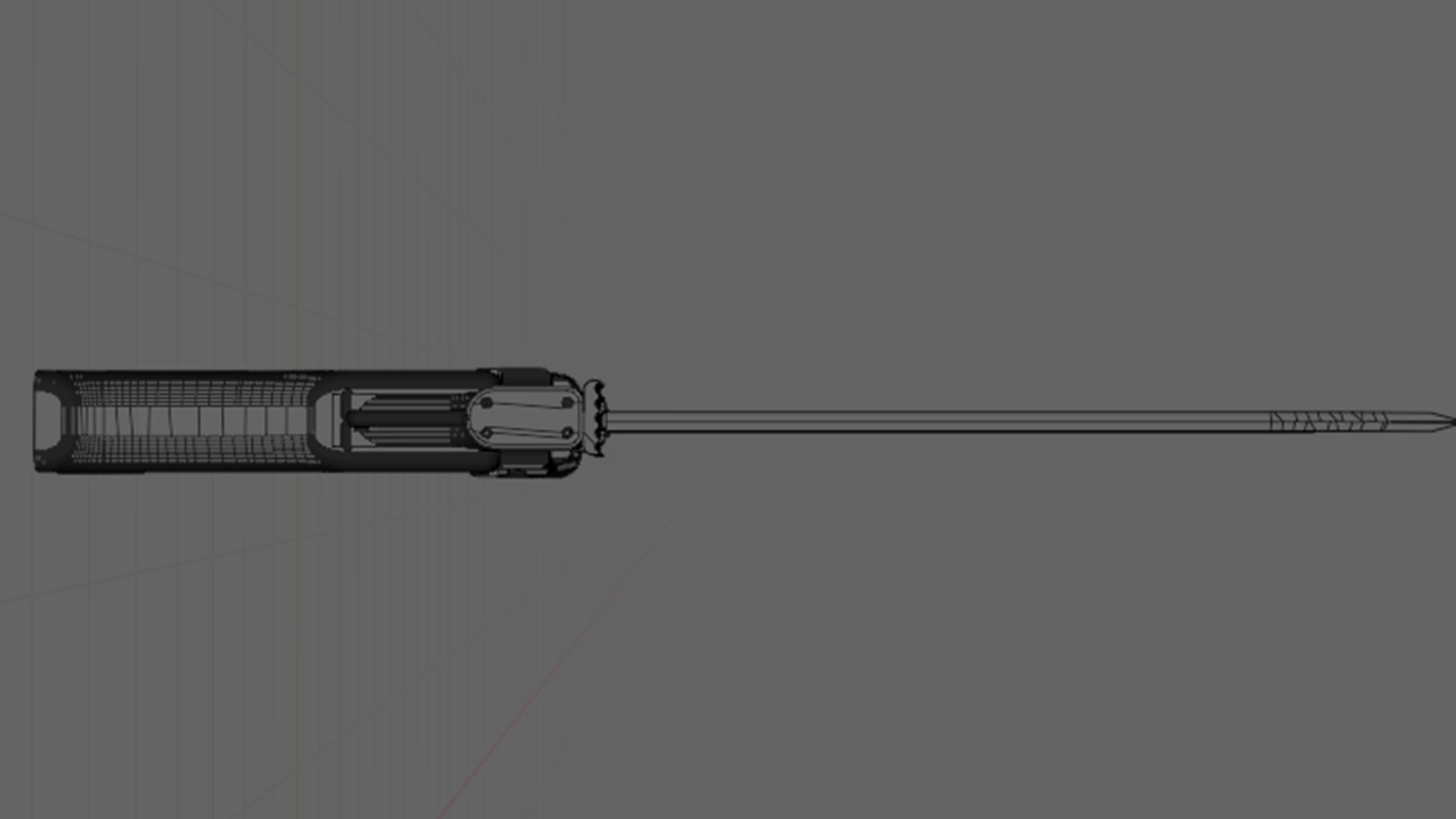 Tactical Sci-Fi Co2 Injector Knife 3D Model - TurboSquid 2318045