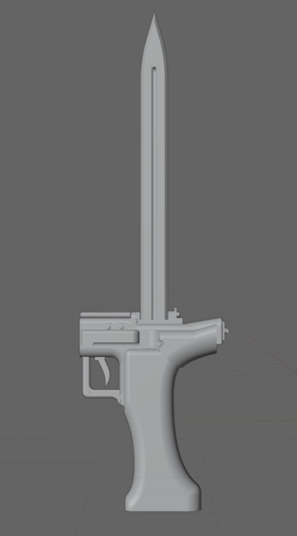 Tactical Sci-Fi Co2 Injector Knife 3D Model - TurboSquid 2318045