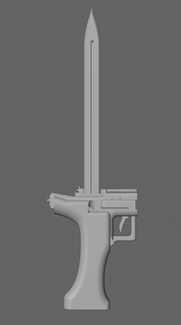 Tactical Sci-Fi Co2 Injector Knife 3D Model - TurboSquid 2318045