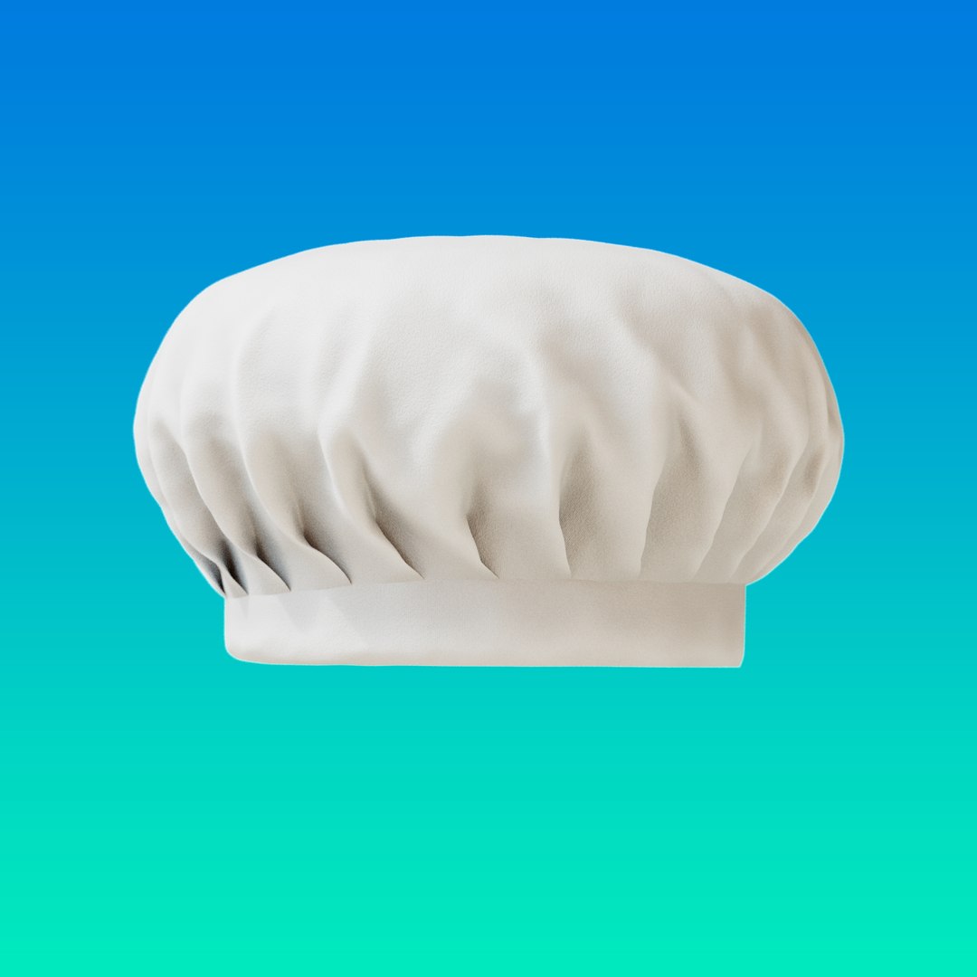 3D Cooker Cook Hat Modeling - TurboSquid 2134753