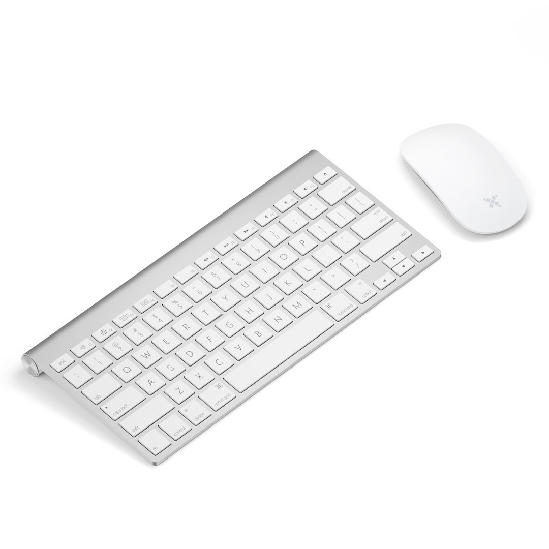 Obj Silver Keyboard Mouse