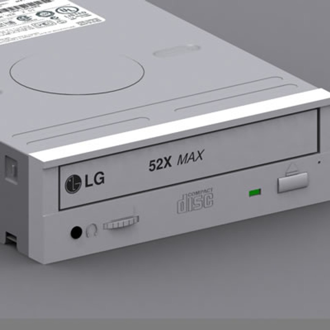 Cd-rom Drive Cd Cdrom 3d Max