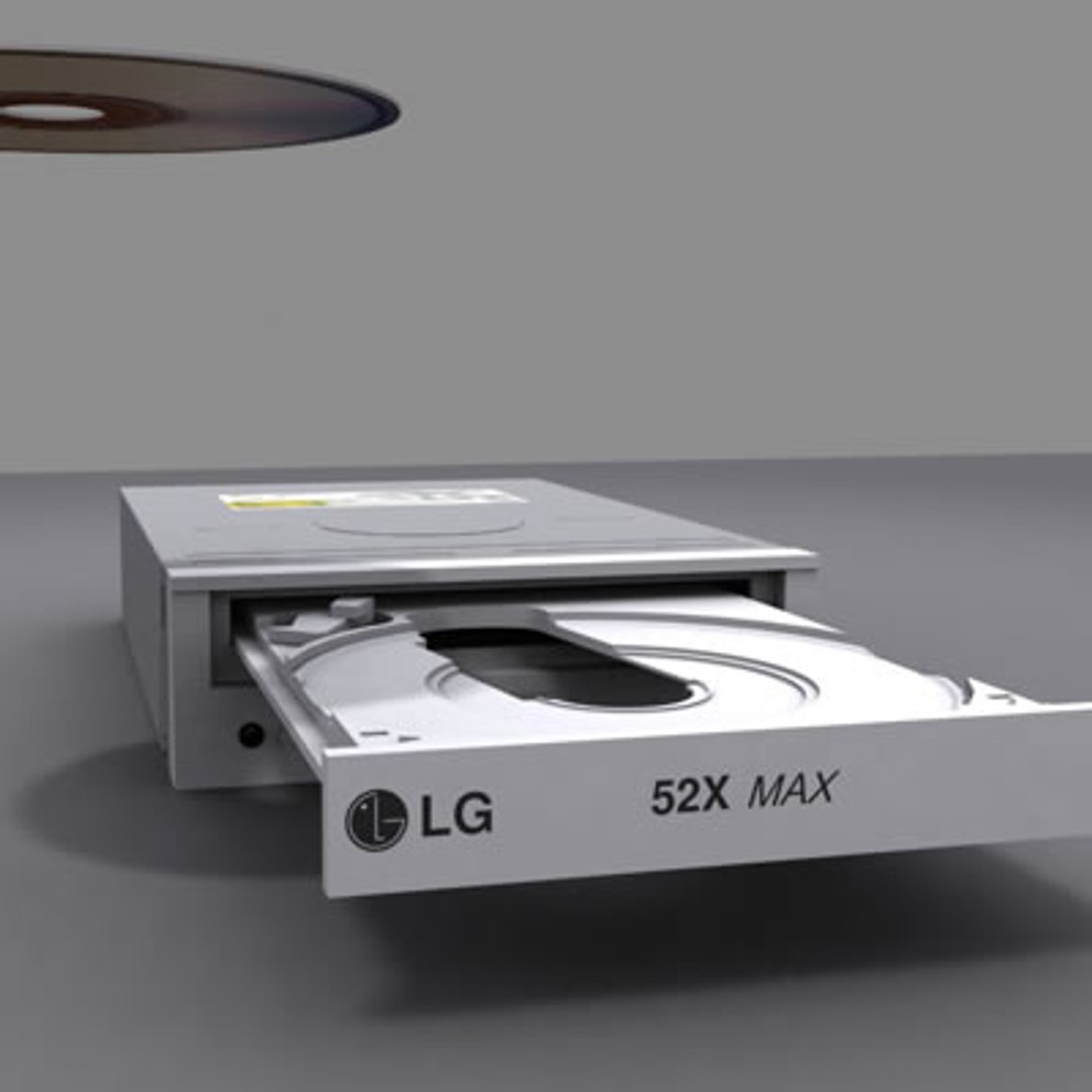 Cd-rom Drive Cd Cdrom 3d Max