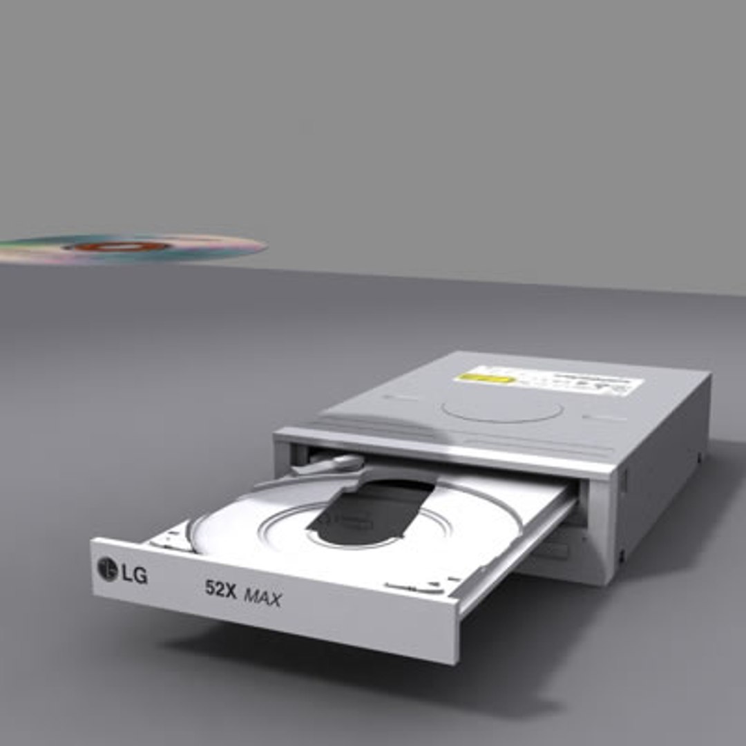 Cd-rom Drive Cd Cdrom 3d Max