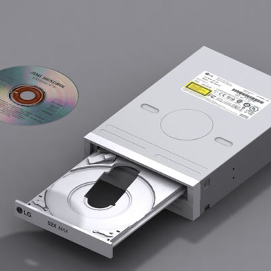 Cd-rom Drive Cd Cdrom 3d Max