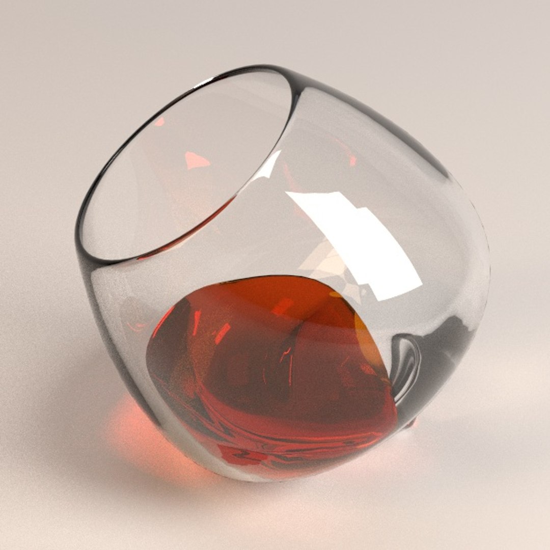 Alcoholic Drink 3d Model